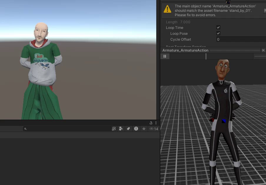 UnityのAnimationClip作成まとめ - posfie
