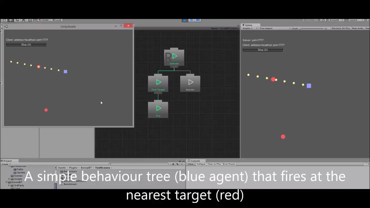 luis on Twitter: "Well it is pretty simple to setup server authority BTs. Just a simple demo. # ...