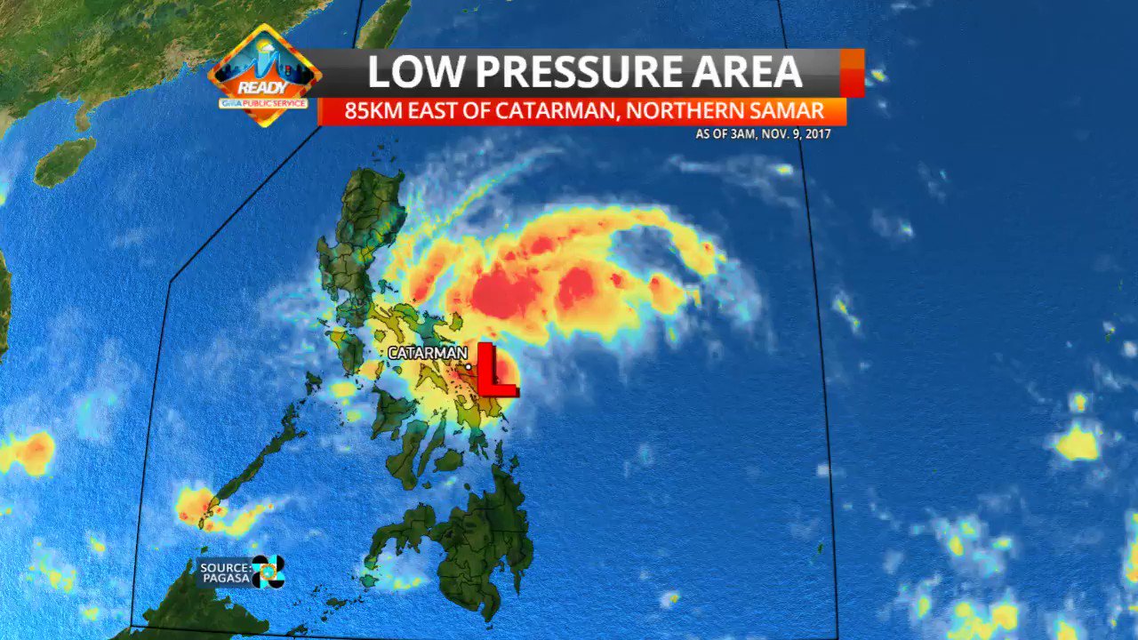 IMReady on Twitter: "Posibleng maging bagyo ang Low Pressure Area na nasa may #Visayas. Kung ...