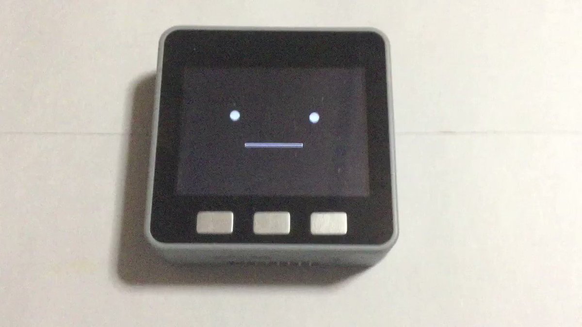 robo8080 on Twitter: "M5Stackで顔表示付きWeb Radio、口の表示を少し変えてみた。このグラフィックライブラリ、線の太さを変えられないのがちょっと不便。…