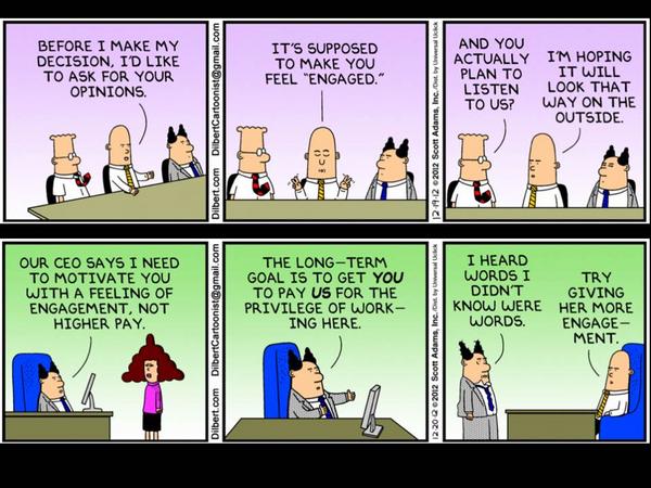 Funny Employee Engagement Cartoons