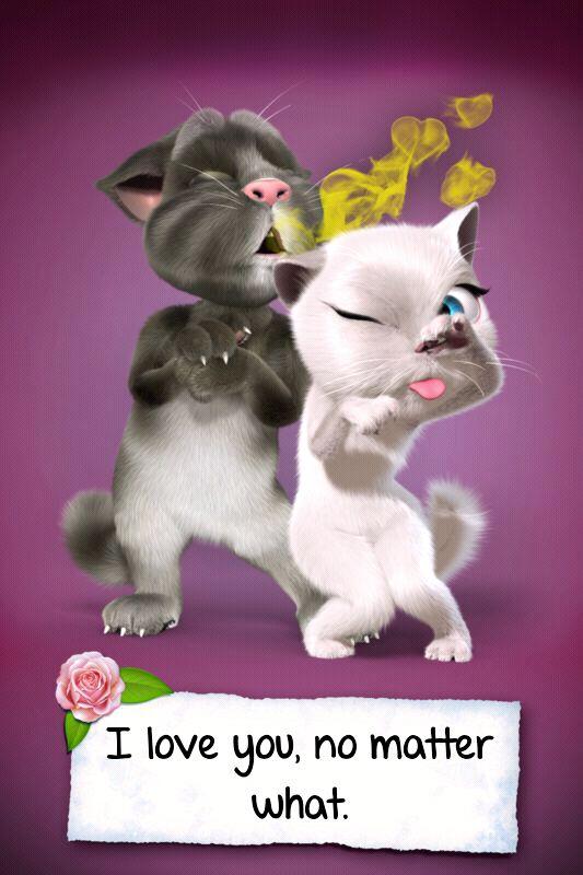 Talking Tom And Angela Love