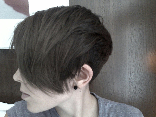 Miley Cyrus Pixie Cut Back View