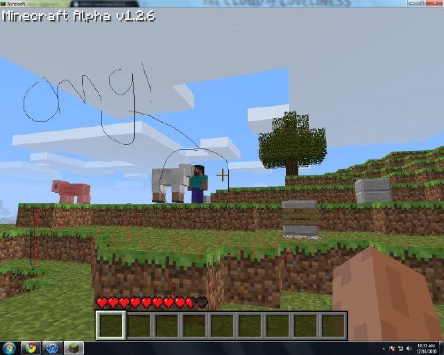 Minecraft Herobrine Spotted