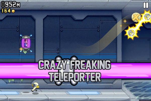 Jetpack Joyride Crazy Freaking Teleporter