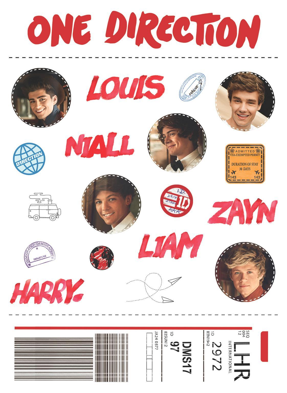 One Direction Stickers