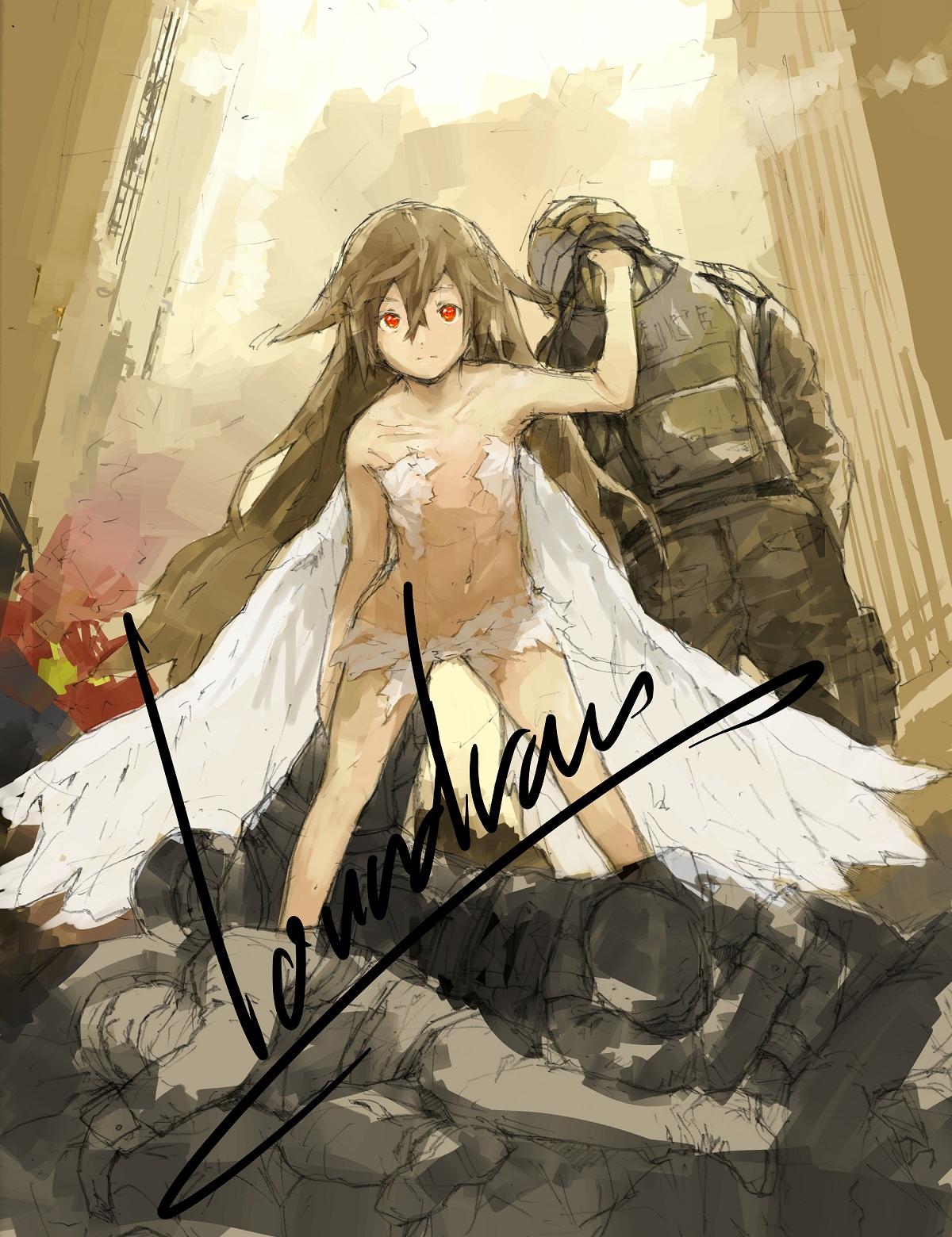 loundraw / FLAT STUDIO on Twitter: "厚塗り的な一枚レイヤー http://t.co/QBkGWjRl" / Twitter