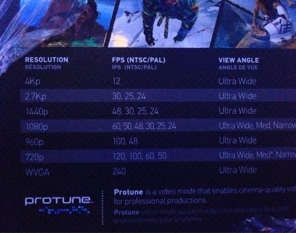 GoPro Hero 3 specs : r/gopro