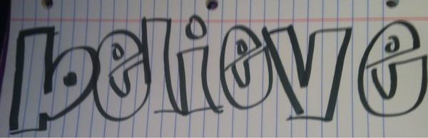 Believe Letters