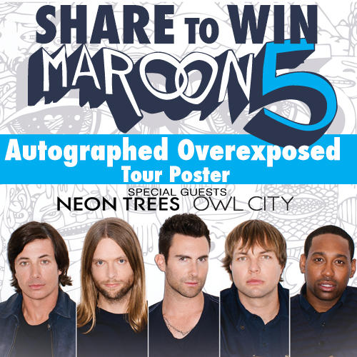 Maroon 5 Overexposed 500x500