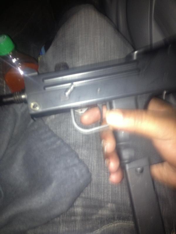Pistol On Lap