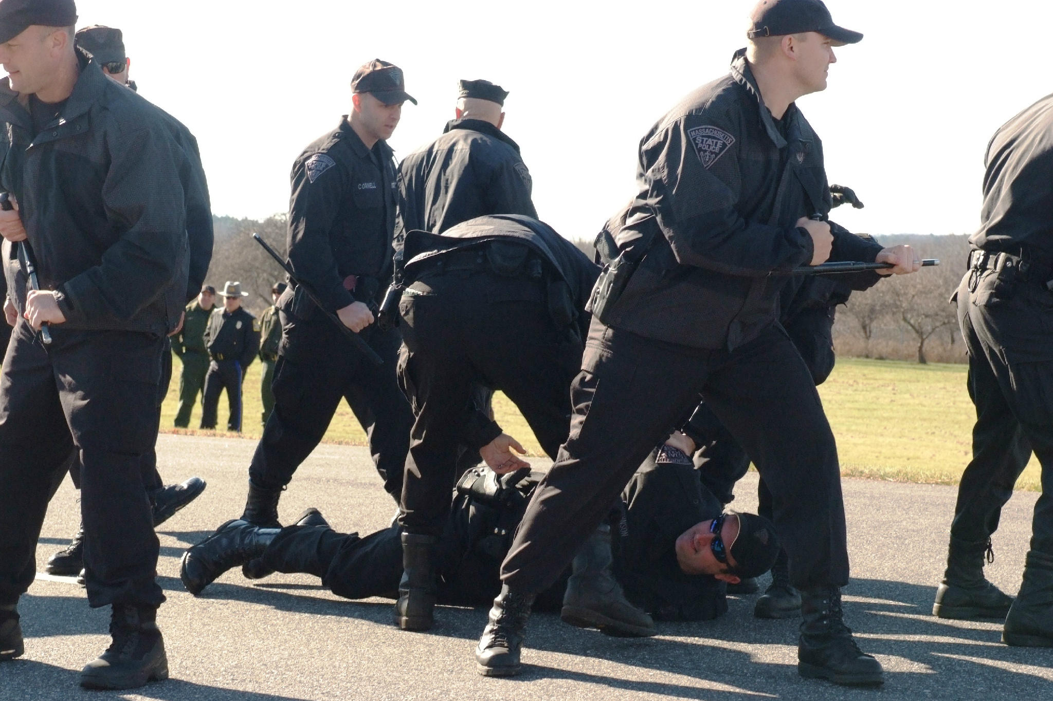 Mass State Police On Twitter Msp Public Order Platoon Takes Suspect