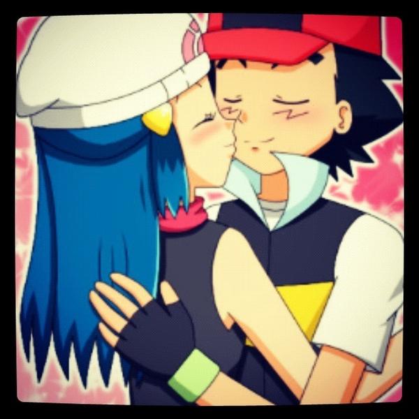 Dawn And Ash Kiss
