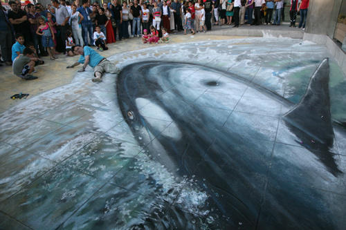 Julian Beever Chalk Drawings