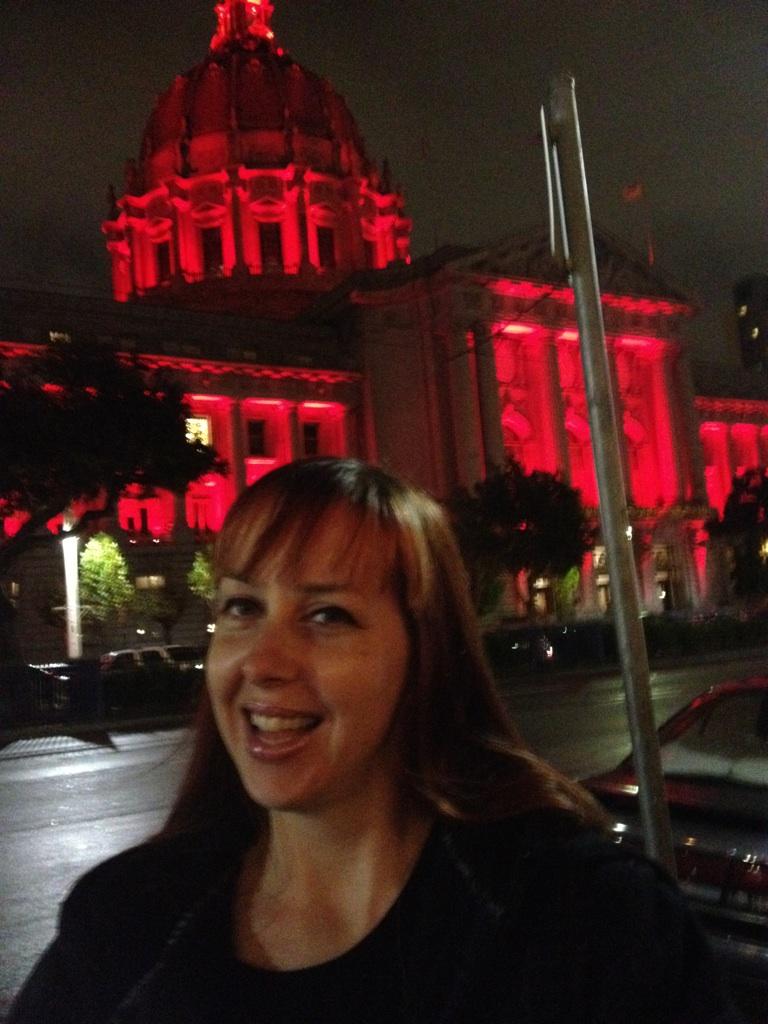 Tw Pornstars Letha Weapons Twitter Passed By City Hall Tonight Its Lit Up Like The Devil 8