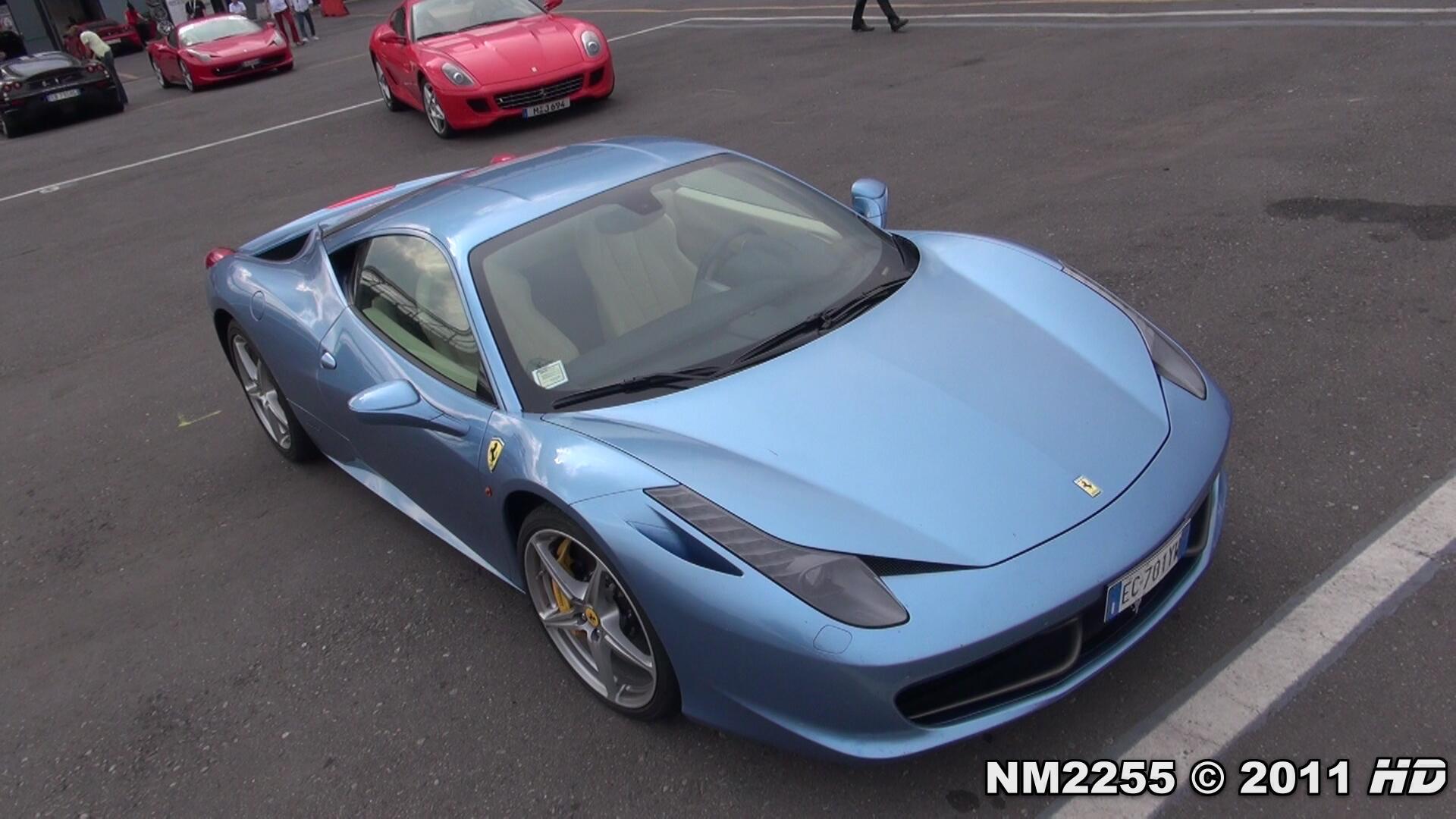 Ferrari 458 Italia Sky Blue
