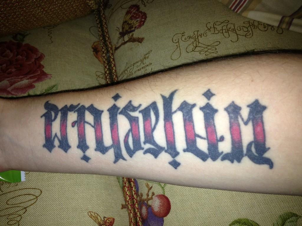 Brooks Holt on Twitter: "Got it tattooed on my arm. “@campelectric: Praise him with cymbals and ...