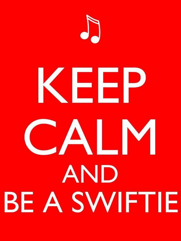 Keep Calm And Be A Swiftie Red