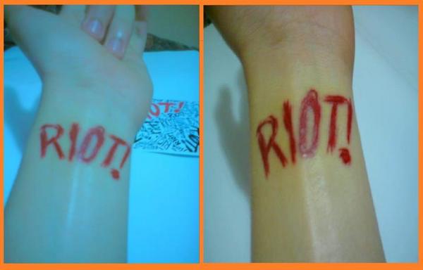 Riot Paramore Tattoo