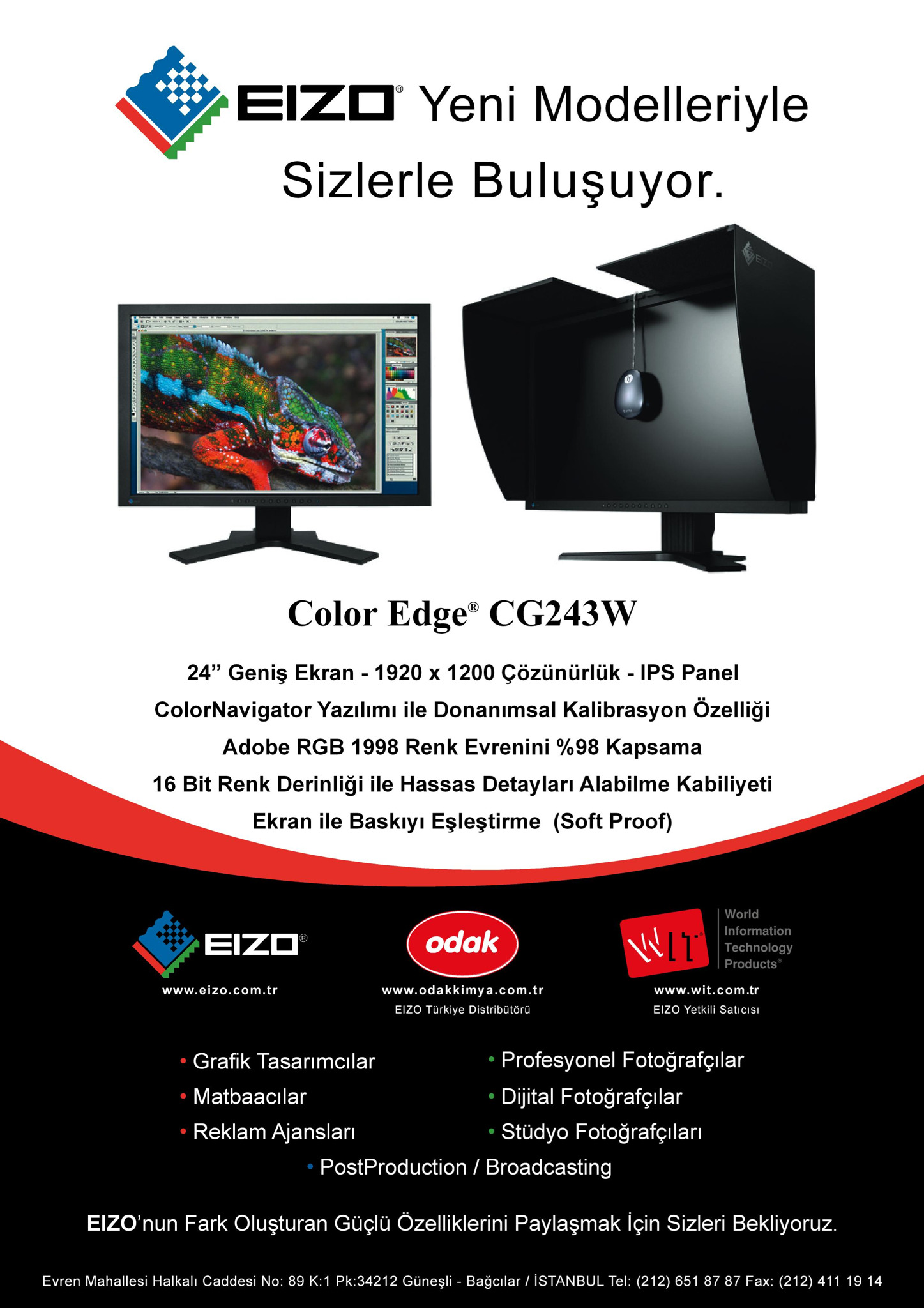 WIT - Dünya Bil.Tek. on Twitter: "EIZO ColorEdge 243W Sizlerle Buluşuyor... http://t.co/hL01GGeY ...