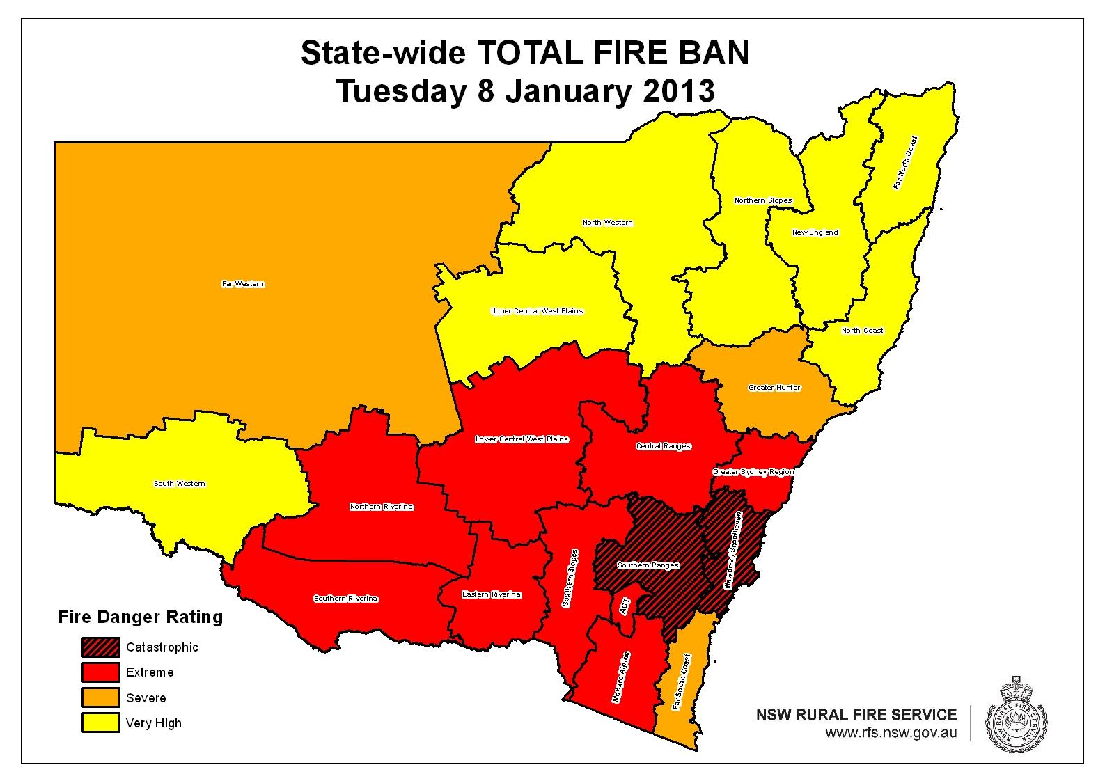 Sydney Fire Map