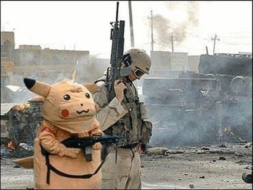 Humor: Pikachu Enlists in the Army | UndergrounDuelists