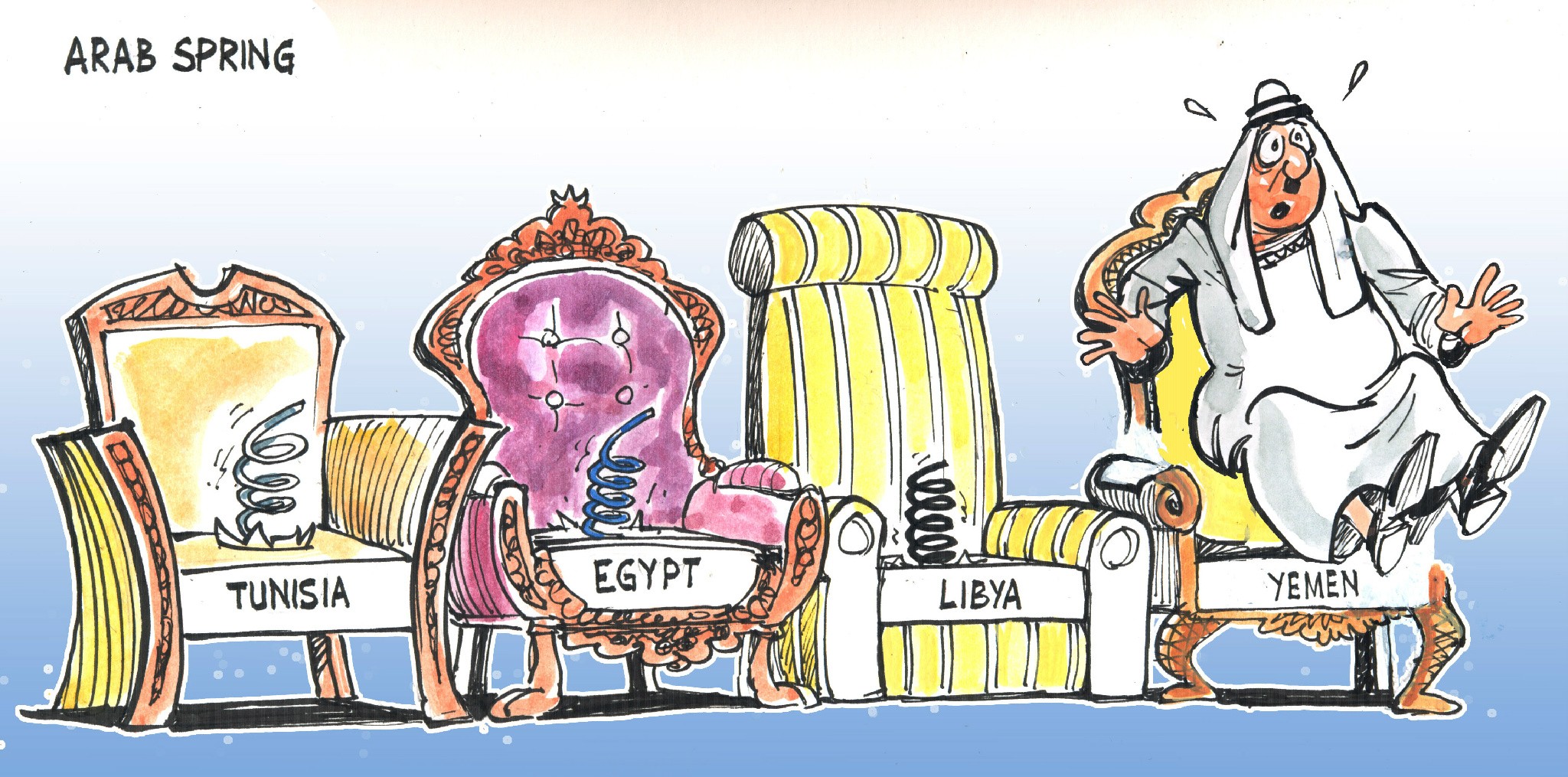 Arab Spring Cartoon