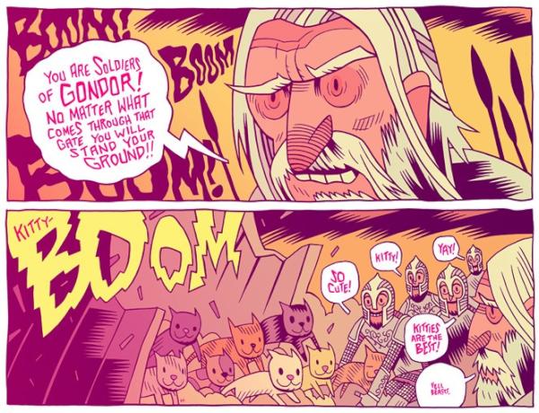 「JAKE THE DOG AND FINN THE STREET FIGHTING HUMAN 」Dan Hippの漫画