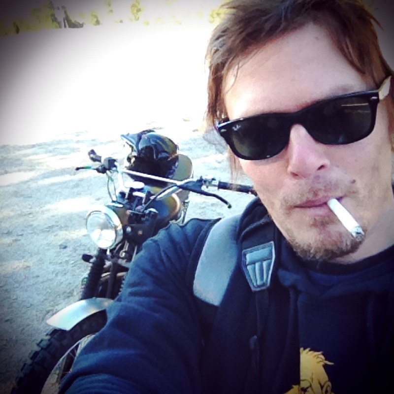 Norman Reedus Smoking
