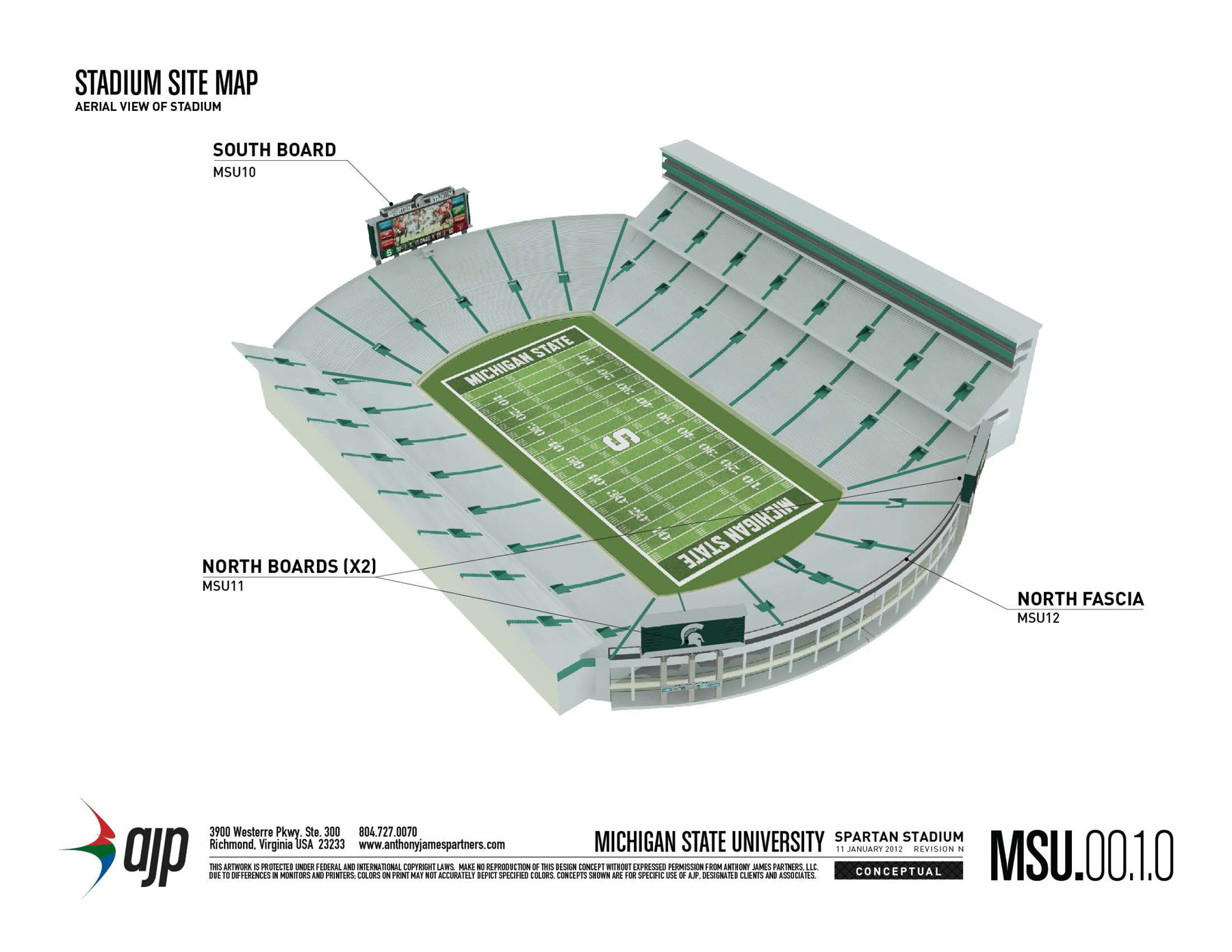 Michigan State Football Stadium Scoreboard