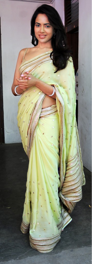 Sameera Reddy In Saree