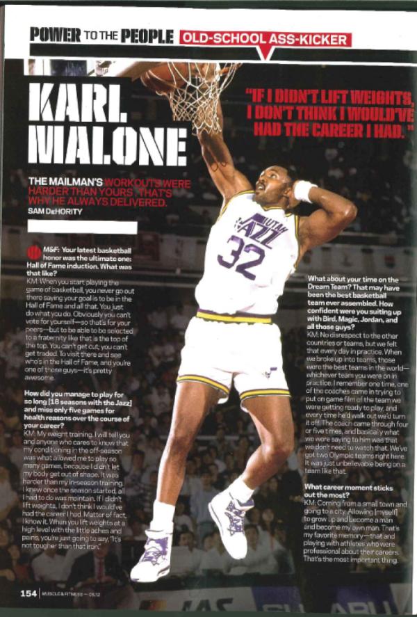 Karl Malone Workout