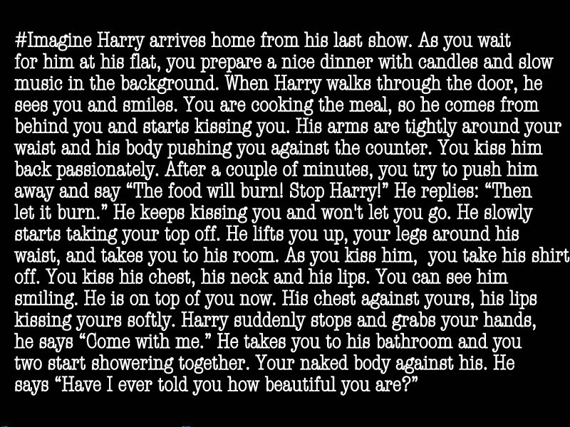 Imagine One Direction Harry Dirty