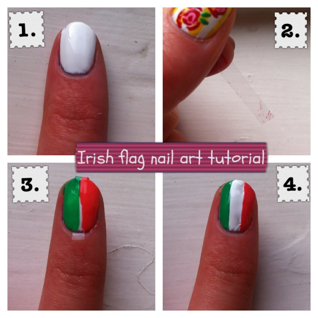 Polish Flag Nail Designs