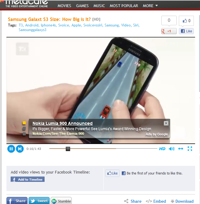 Dr Kelvin on Twitter: "在视屏上下放置Like按钮后，视频网站Metacafe来自Facebook的相关流量翻了翻，从将近60000上升到120000. http://t ...