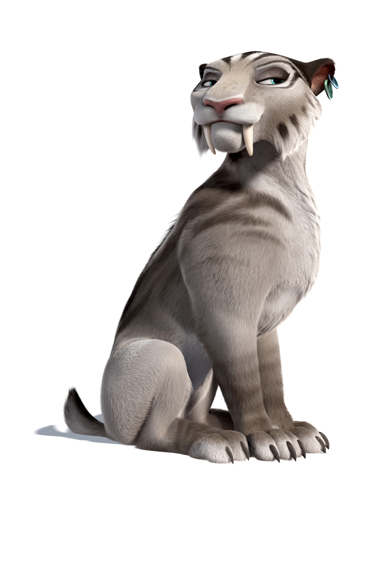 Real Saber Tooth Tiger In Ice