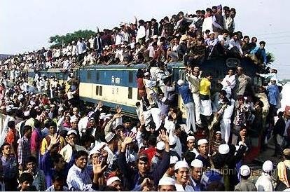 Overloaded Train