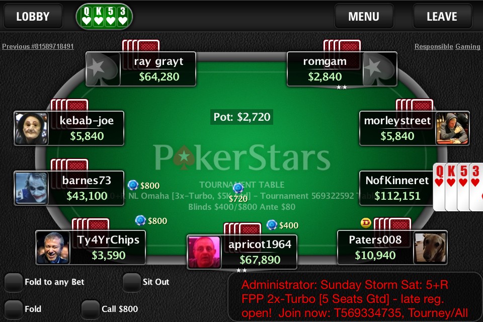 nofkinneret on Twitter: "Running good at NL #Omaha love this #Tournament but feel the absence of ...