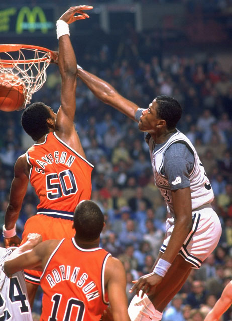 Ralph Sampson, University of Virginia vs. Patrick Ewing, Georgetown ...
