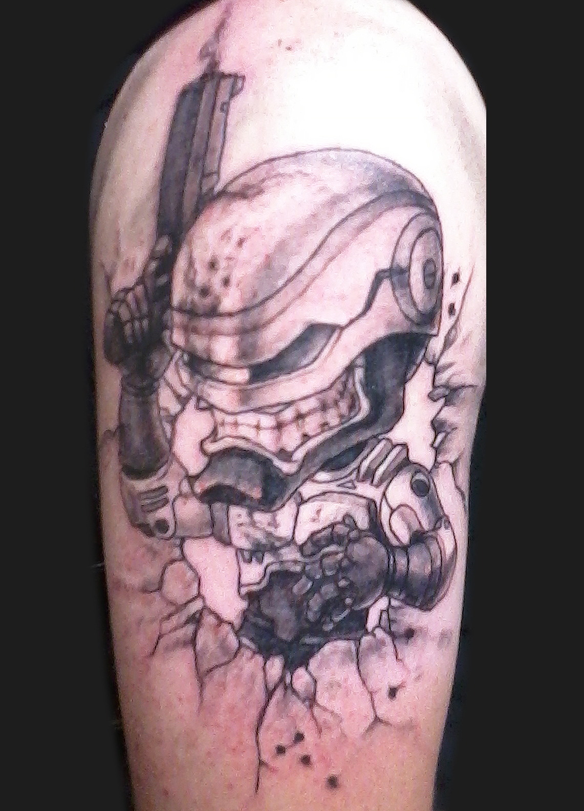 Robocop Hand Tattoos Robocop Tattoo By @telepathicspacewizard ...