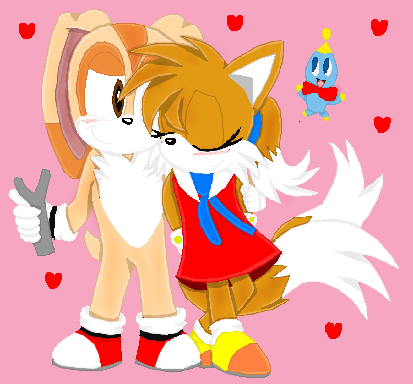 Sonic X Cream And Tails