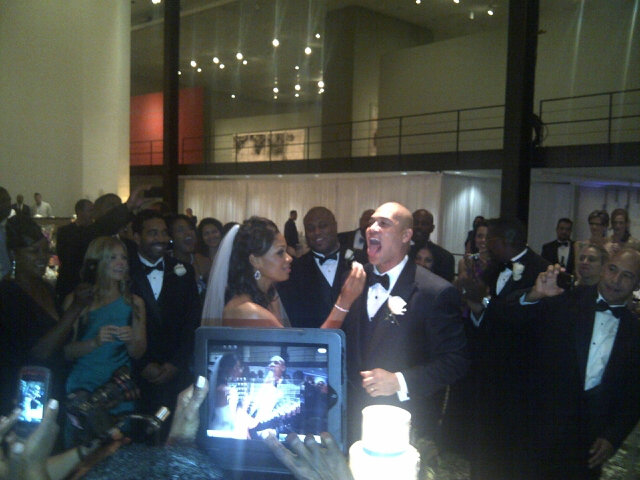 Micah bam-bamm whitE on Twitter: "Shout out to the new groom and bride. Mr and Mrs James & Iman ...