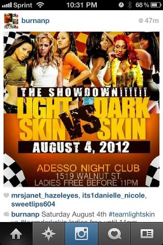 Team Light Skin Vs Team Dark Skin