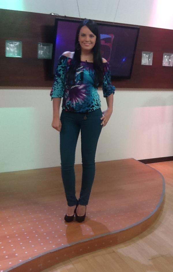 Katherine Torres, presentadora de sweet