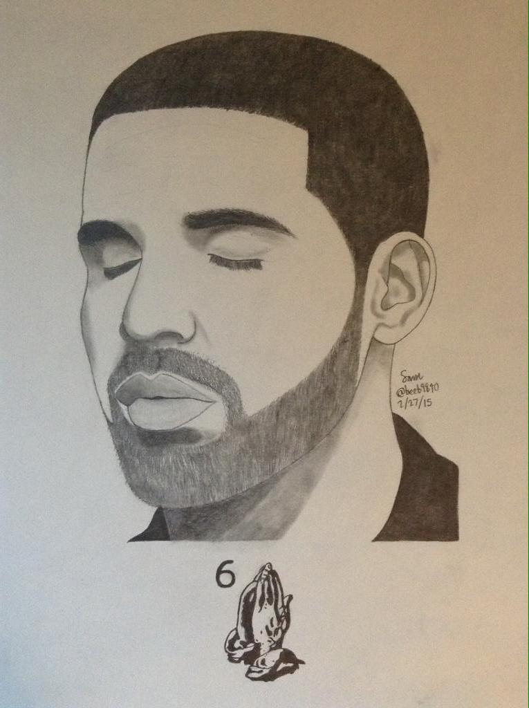 Easy Pencil Drawings Of Drake