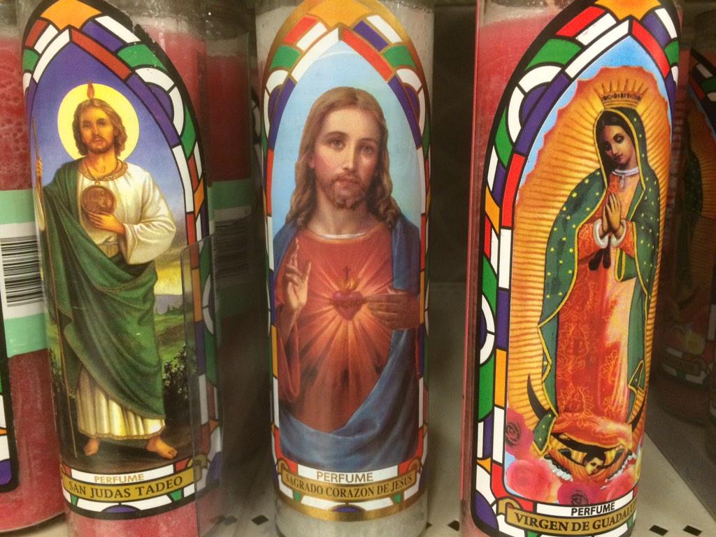 Mexican Religious Candles