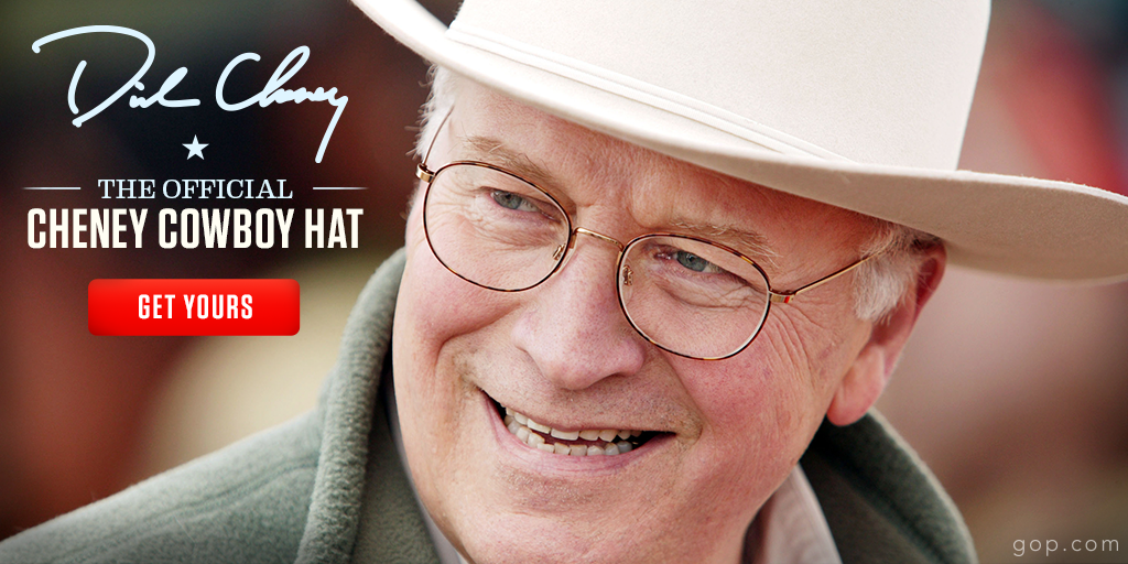 Currently legendary. click now and get your original cheney cowboy hat ...