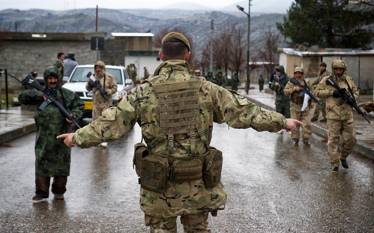 Images of the day: Members of 2 PWRR have been training Peshmerga ...