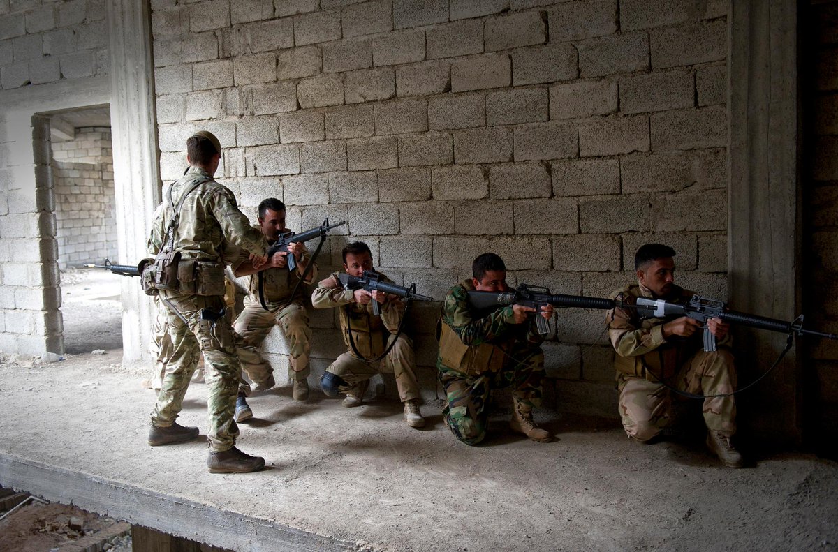 Images of the day: Members of 2 PWRR have been training Peshmerga ...