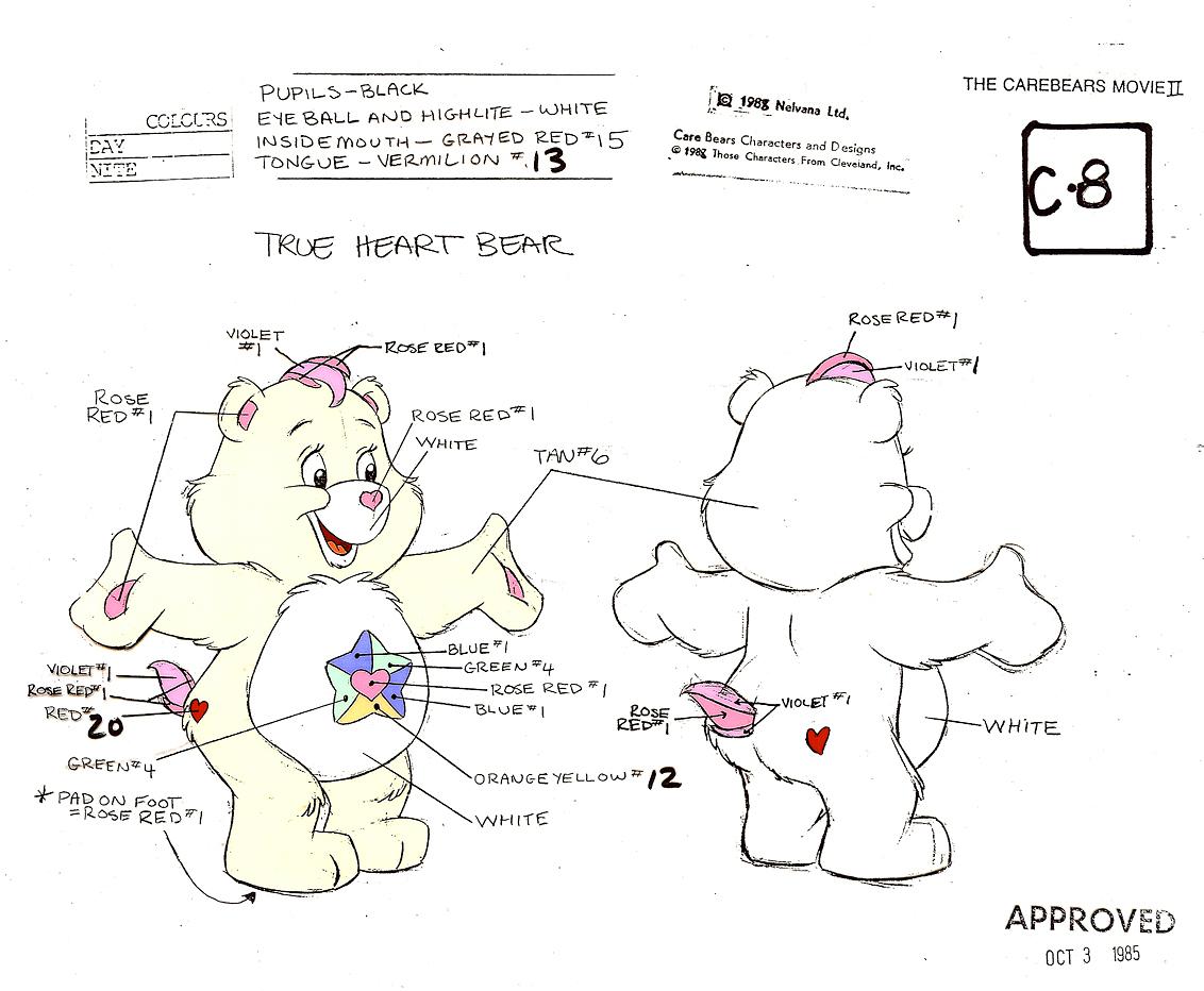 Barney Bear Model Sheets